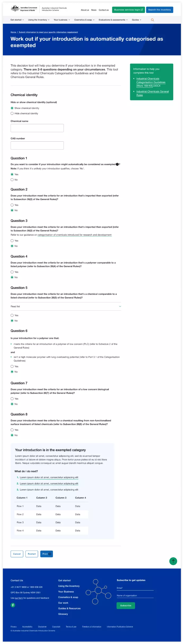 Enhancing the user journey for the AICIS GovCMS website | Digital Garden